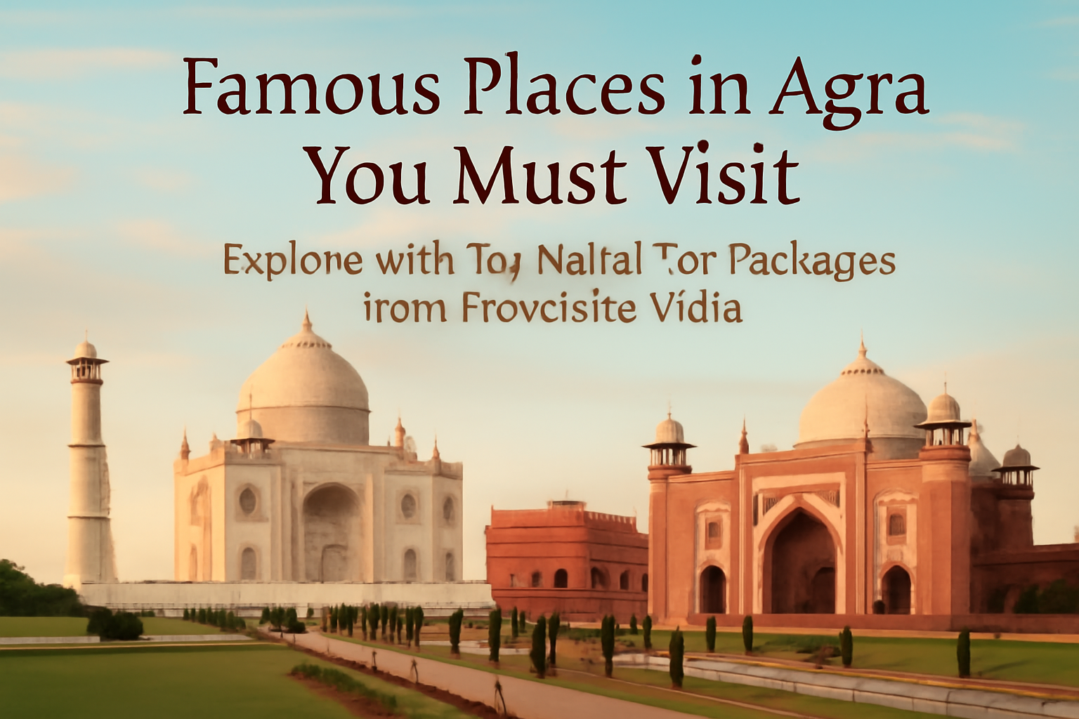 Famous Places in Agra You Must Visit | Explore Taj Mahal & More with ...